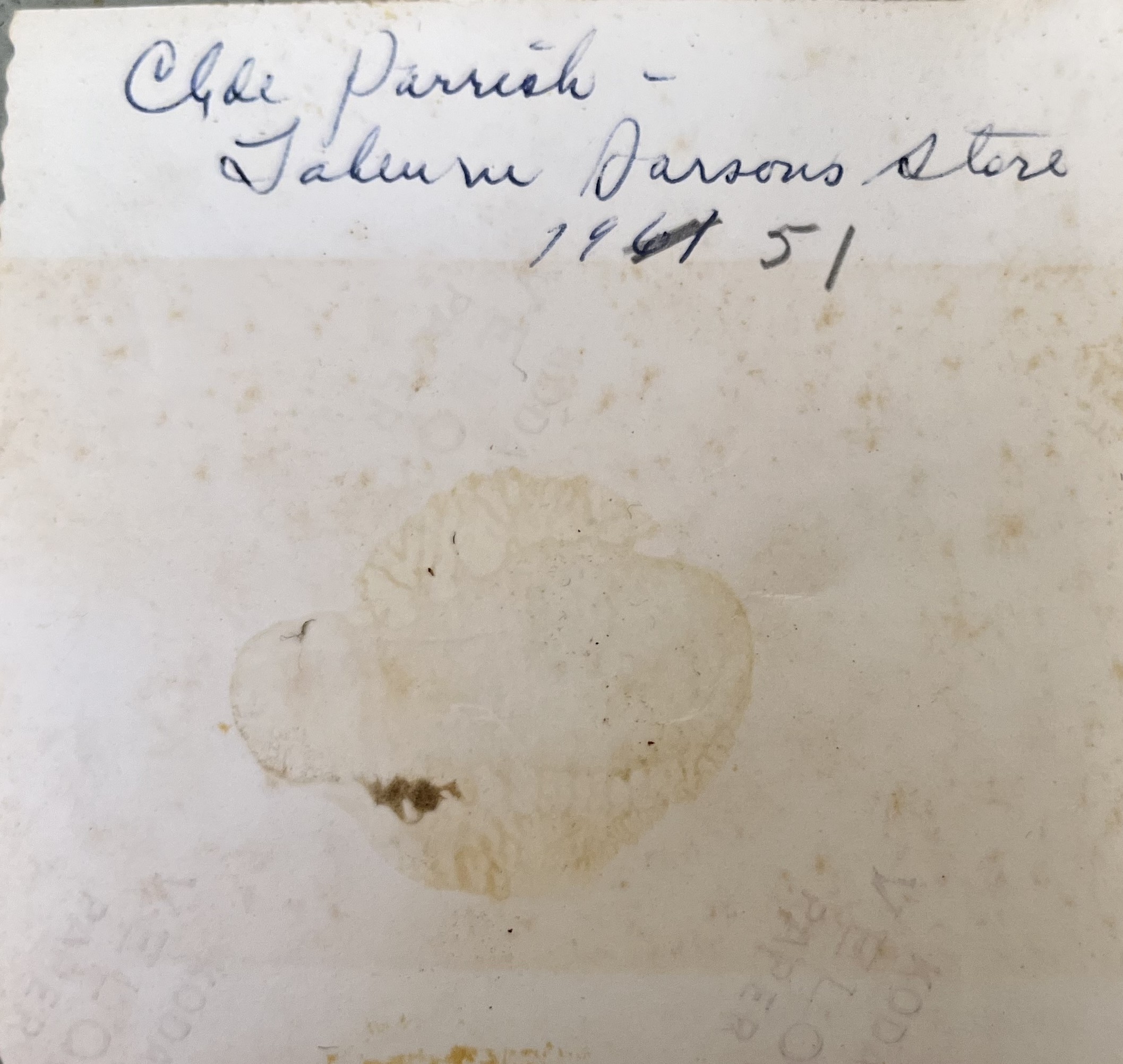 Henry Clyde Parrish - at Sarson's General Store, Coolville, Ohio in ...